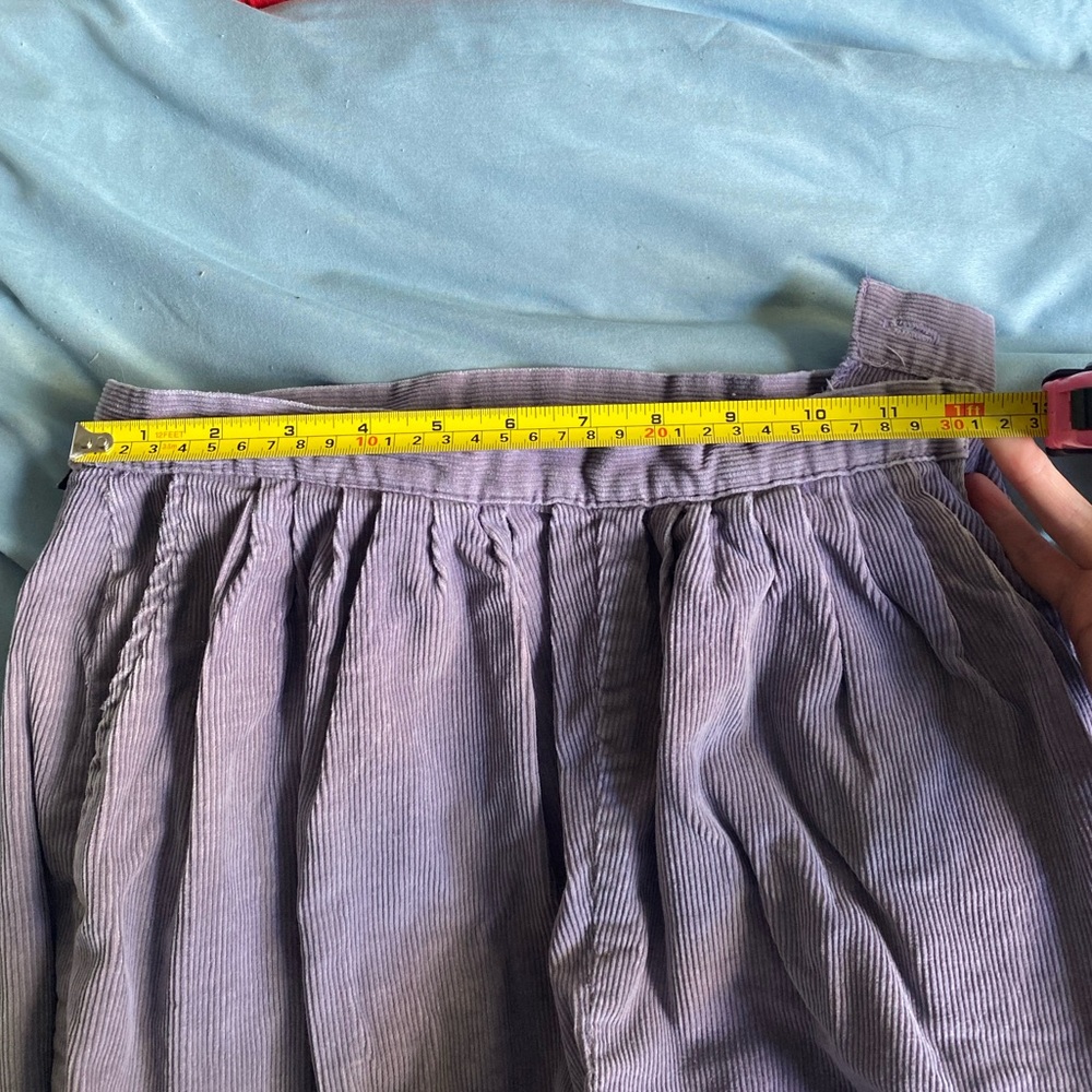 Vintage 1980s Cheeno 1980s High-Rise Lavendar Corduro… - Gem